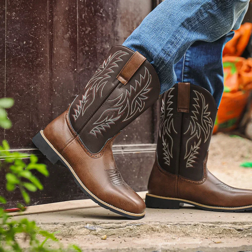 Men’s Cowboy Boots Classic Western Style | Tall Riding Shoes – Bellora